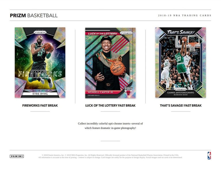 2019-20 PANINI PRIZM BASKETBALL FAST BREAK BOX - Breakaway Sports Cards