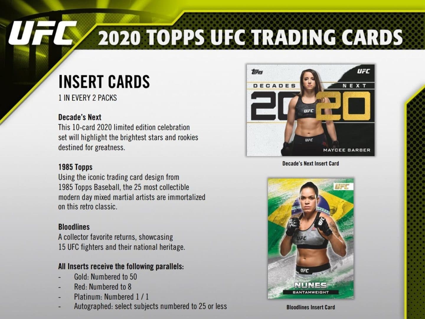 2020 TOPPS UFC HOBBY BOX - Breakaway Sports Cards