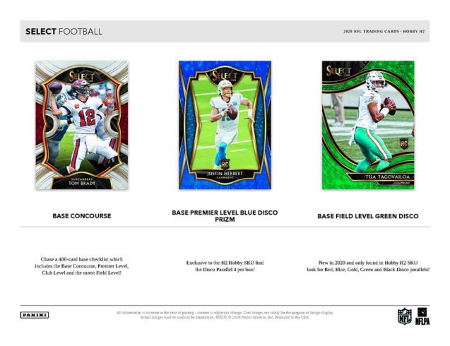 2020 PANINI SELECT FOOTBALL H2 BOX - Breakaway Sports Cards