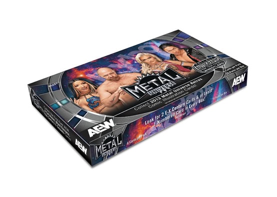 2025 UPPER DECK AEW ALL ELITE WRESTLING SKYBOX METAL UNIVERSE HOBBY BOX ...