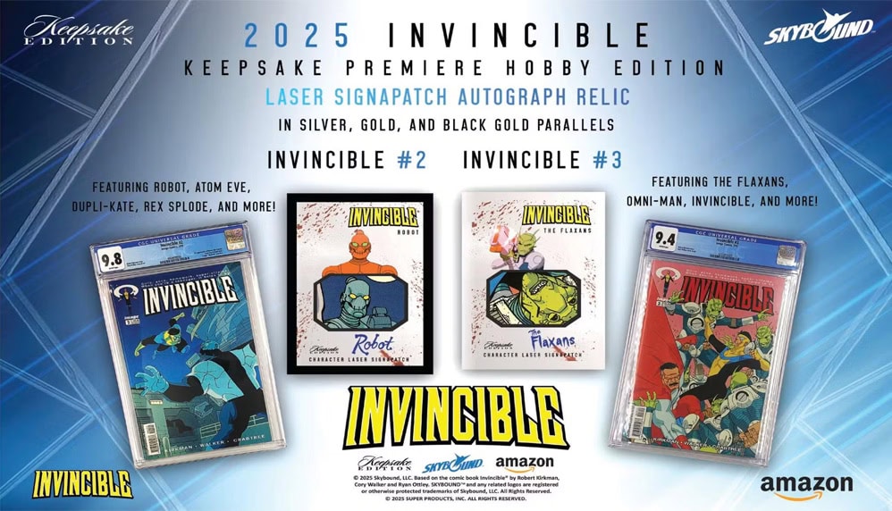 2025 KEEPSAKE INVINCIBLE SEASON 1 PREMIERE EDITION HOBBY BOX ...