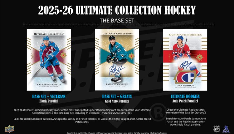 2025-26 UPPER DECK ULTIMATE COLLECTION HOCKEY HOBBY BOX - Breakaway ...